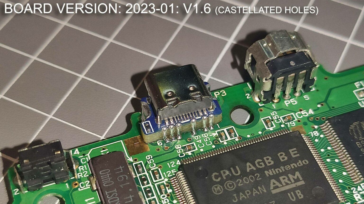 Game Boy Advance SP: USB-C Mod (Centered) - The giltesa's shop