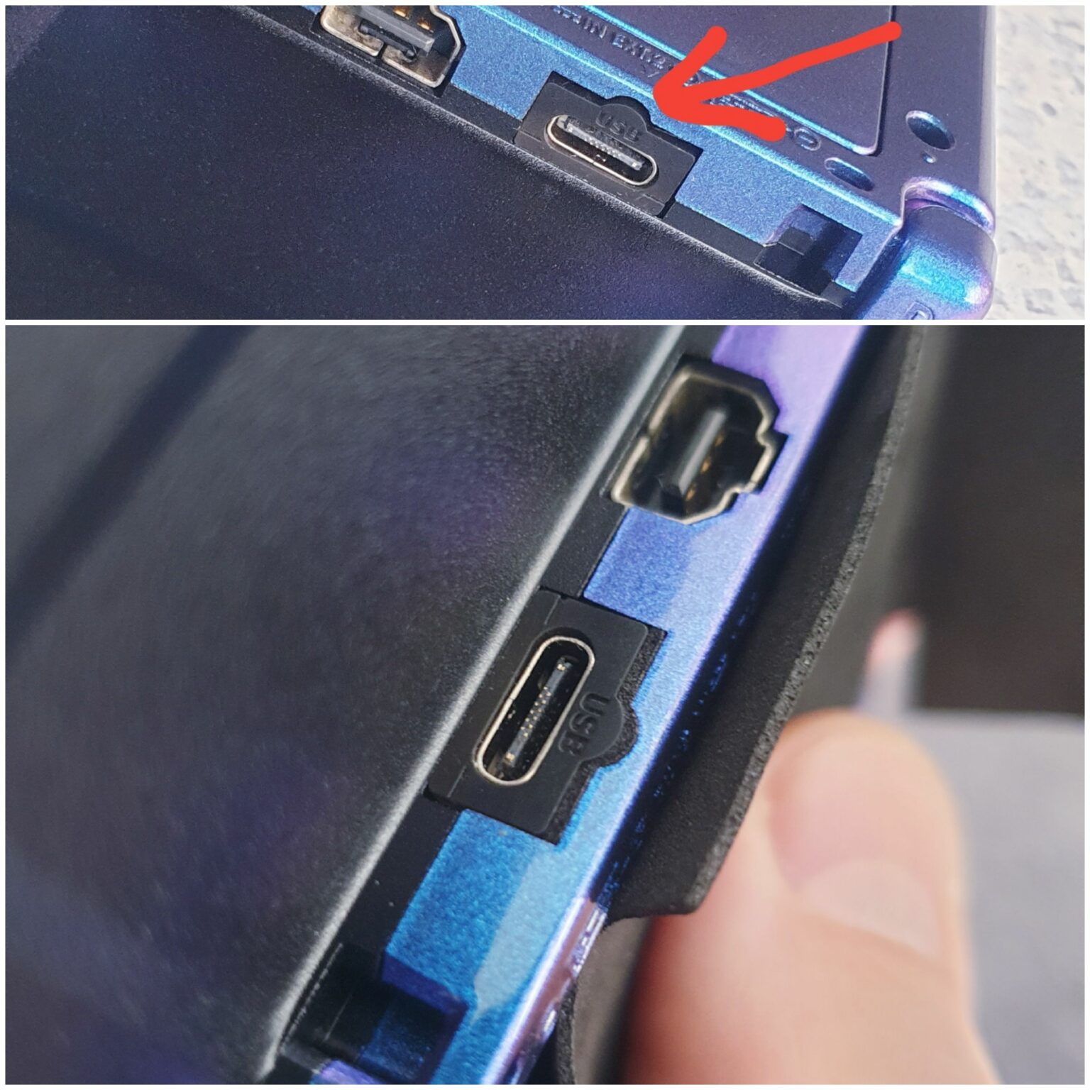 Game Boy Advance SP: USB-C Kit (Centered) - The giltesa's shop