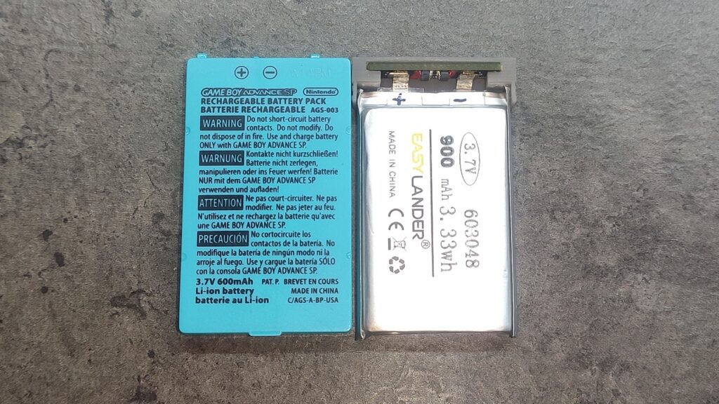 Game Boy Advance SP: Battery Adapter Mod - The giltesa's shop