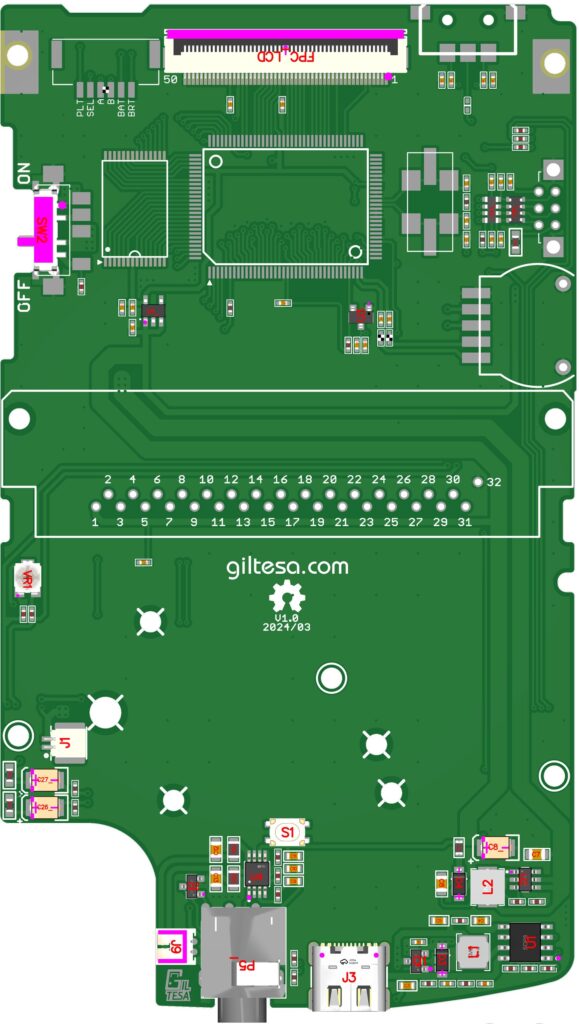 Game Boy Color: Custom Motherboard - The giltesa's shop